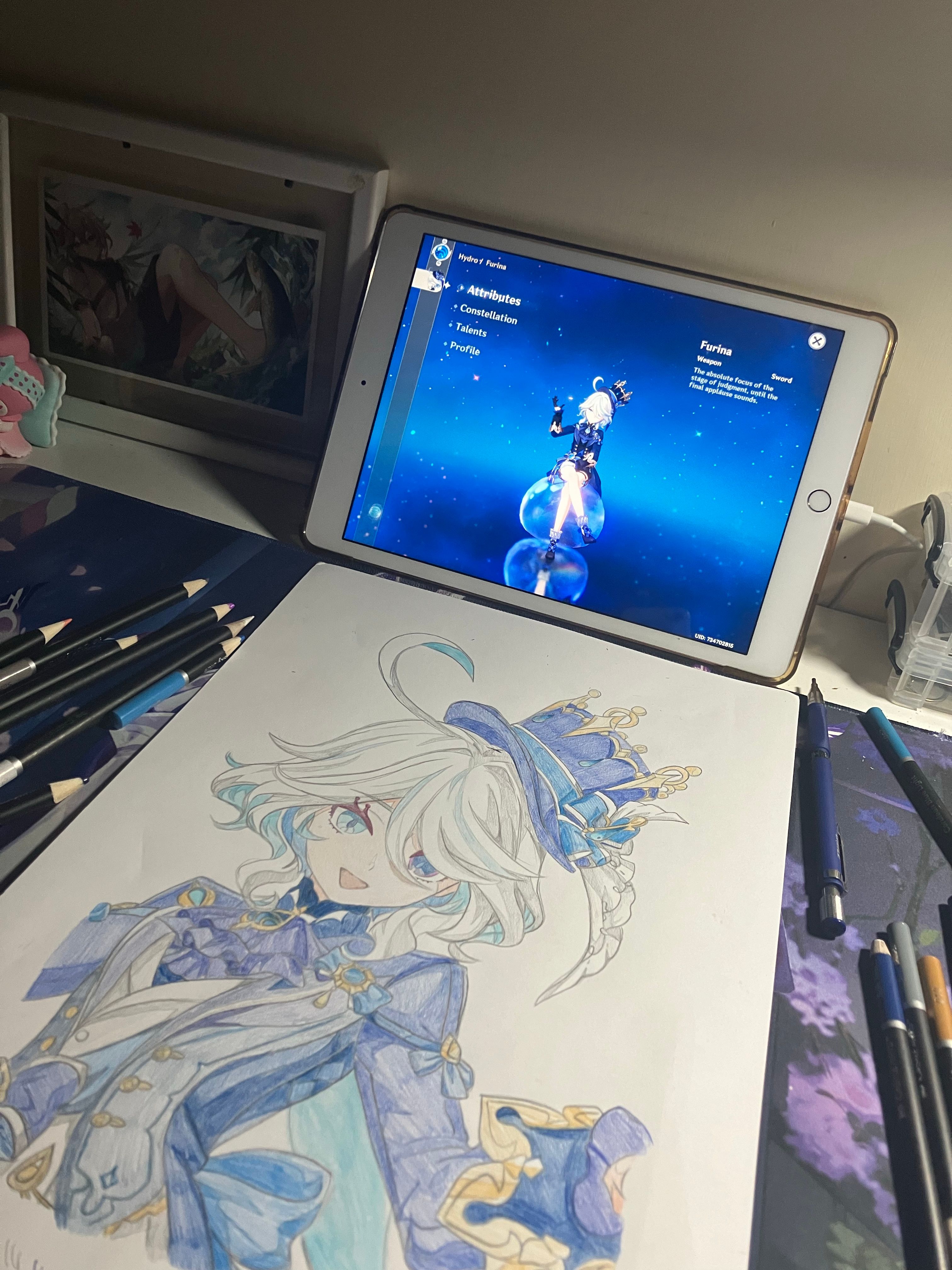 💧Fan art Furina🎭 Genshin Impact | HoYoLAB