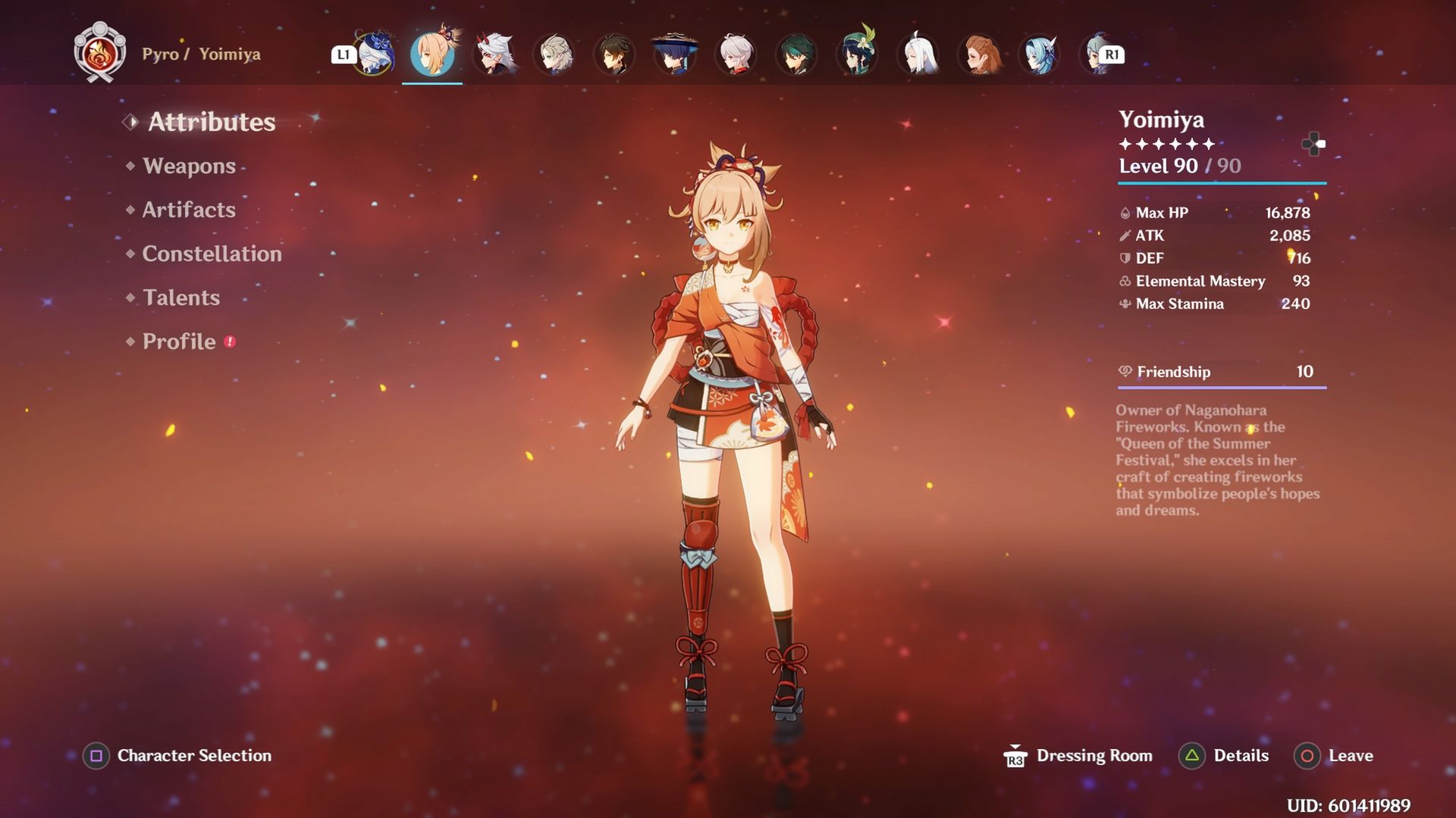 Yoimiya Build 🎆🎇 Genshin Impact | HoYoLAB