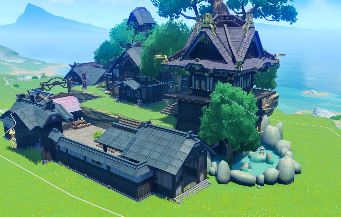 Inazuma house, I wish i have Inazuma realm already. 😭 Genshin Impact ...