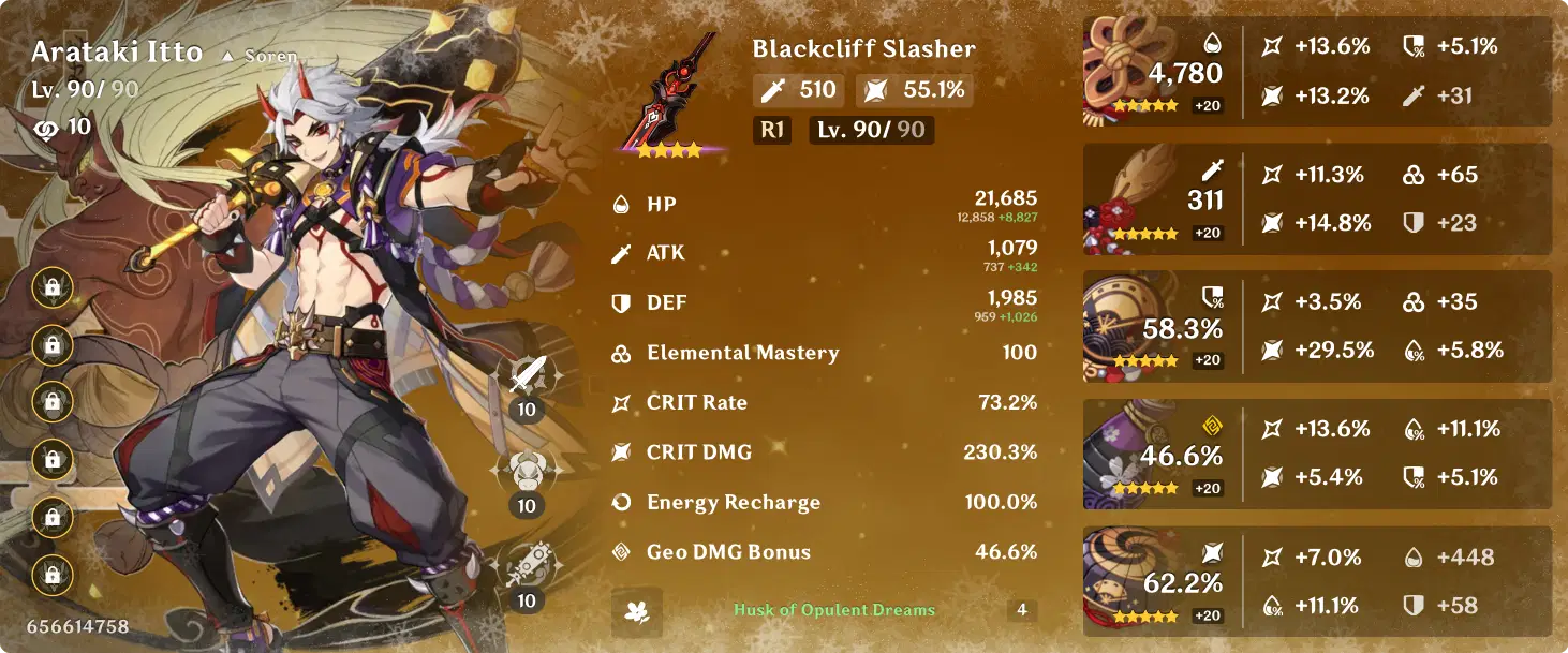 I FINALLY HIT 200K WITH ITTO Genshin Impact | HoYoLAB