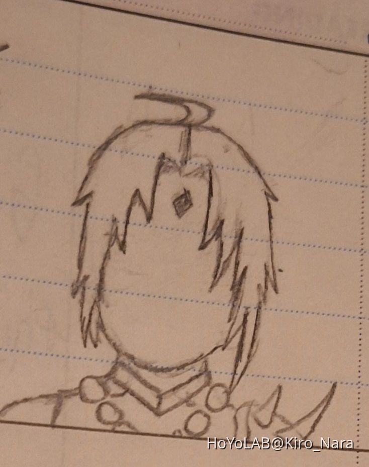 sketching Xiao from memory Genshin Impact | HoYoLAB