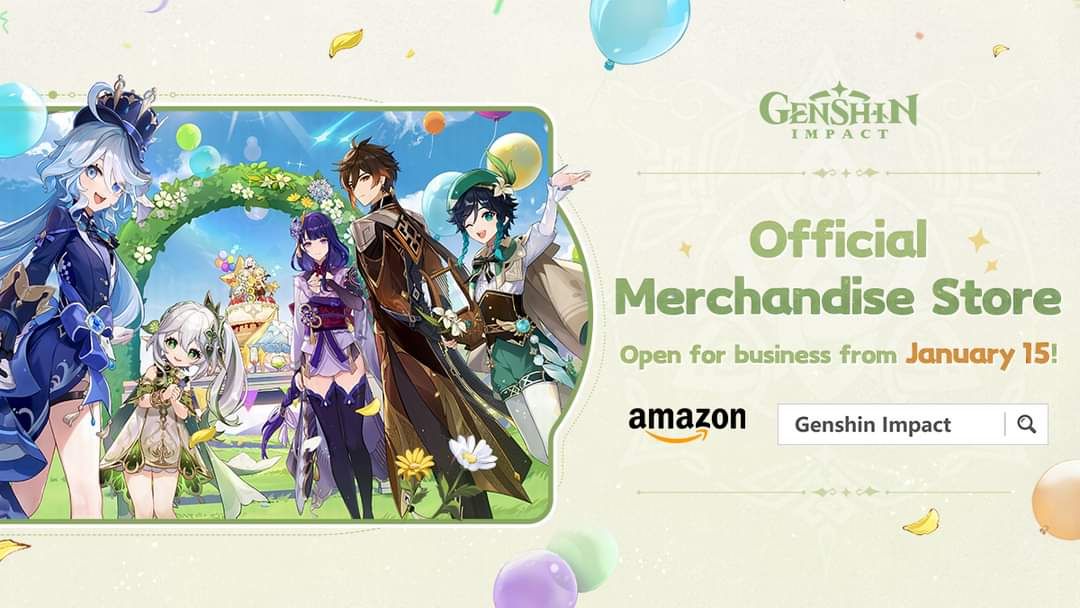GENSHIN MERCHANDISE IS AVAILABLE ON AMAZON!!!!! Genshin Impact | HoYoLAB