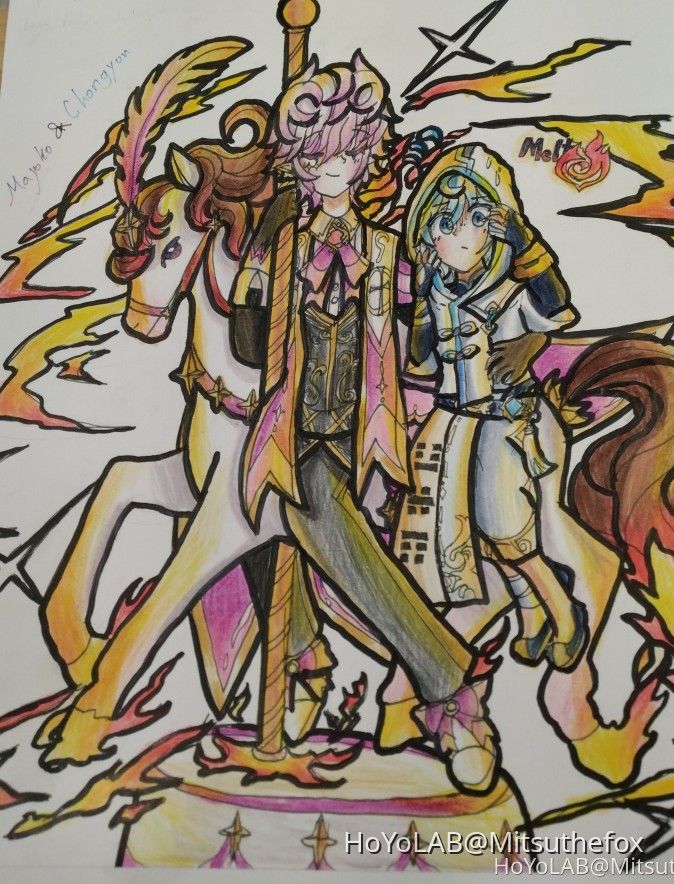 Mayoko and Chongyun🎠 ️ Genshin Impact | HoYoLAB