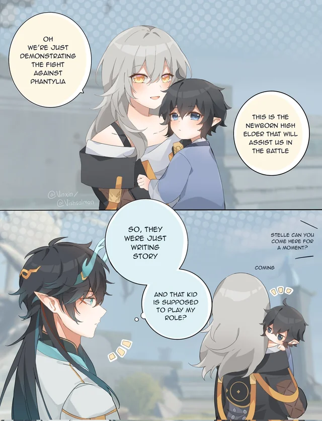 Dan Heng & Stelle (by vish) Honkai: Star Rail | HoYoLAB