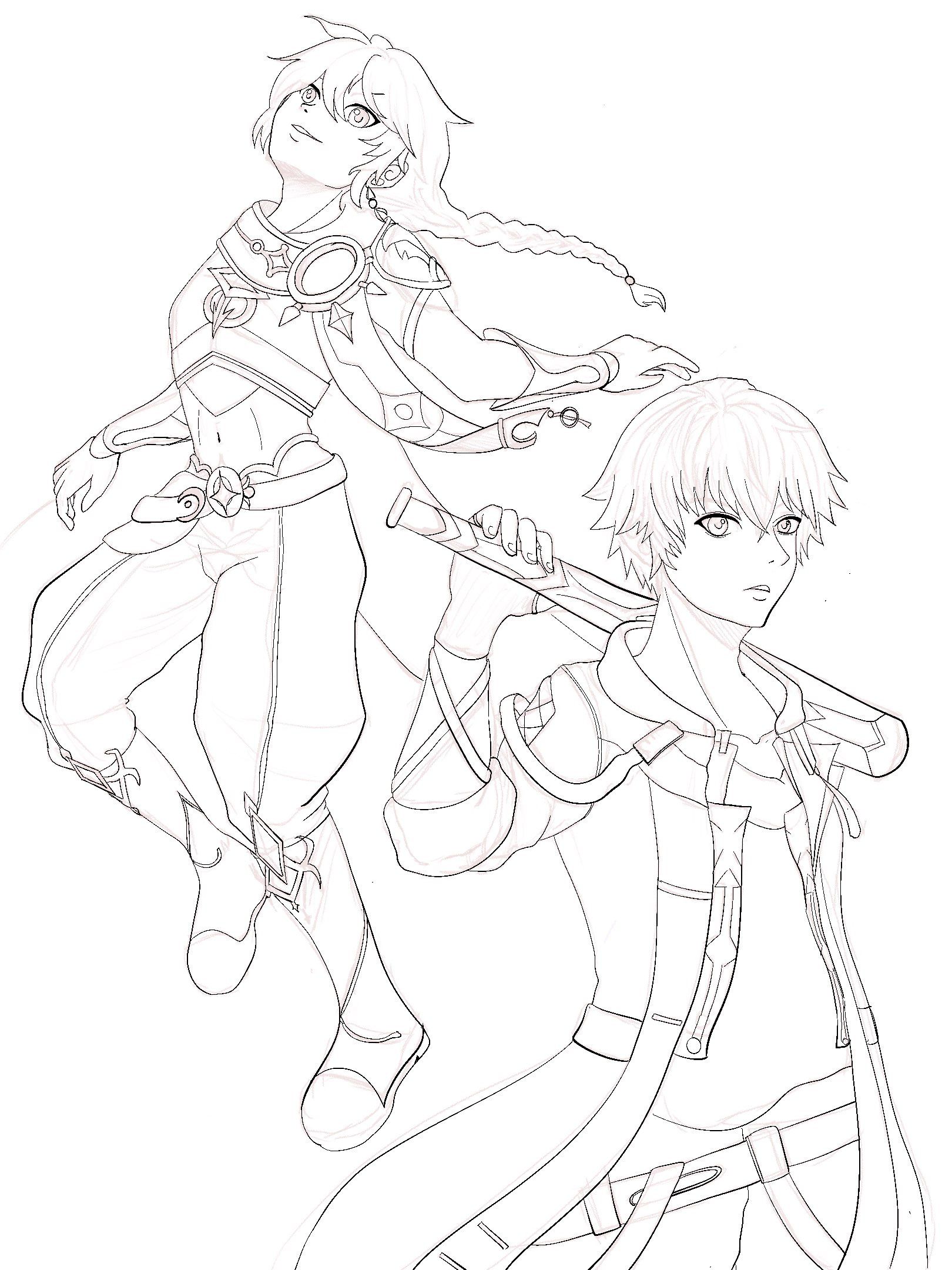 Aether/Caelus Cross over Genshin Impact | HoYoLAB