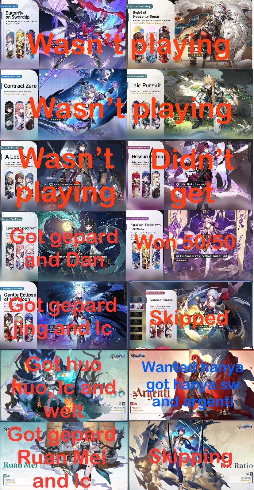 My pulling so far Genshin Impact | HoYoLAB