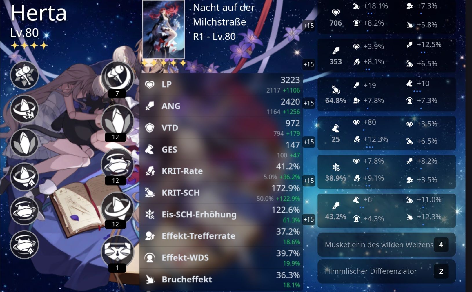 Question about HSR - Herta build Honkai: Star Rail | HoYoLAB