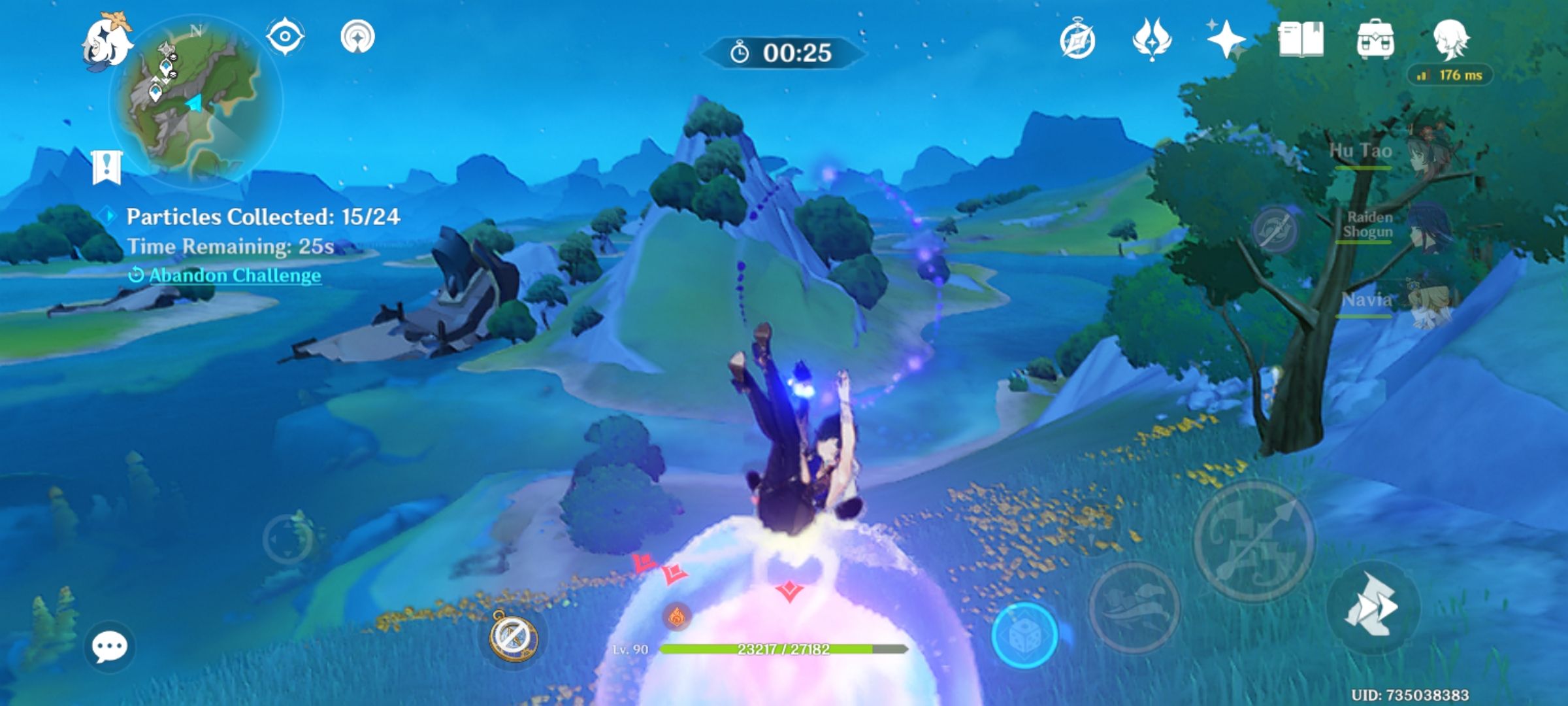 I was just doing exploration and a hilicurl hit me mid air and- Genshin ...