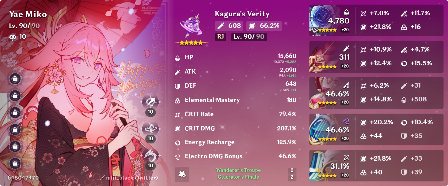 Yae builds flex! Genshin Impact | HoYoLAB