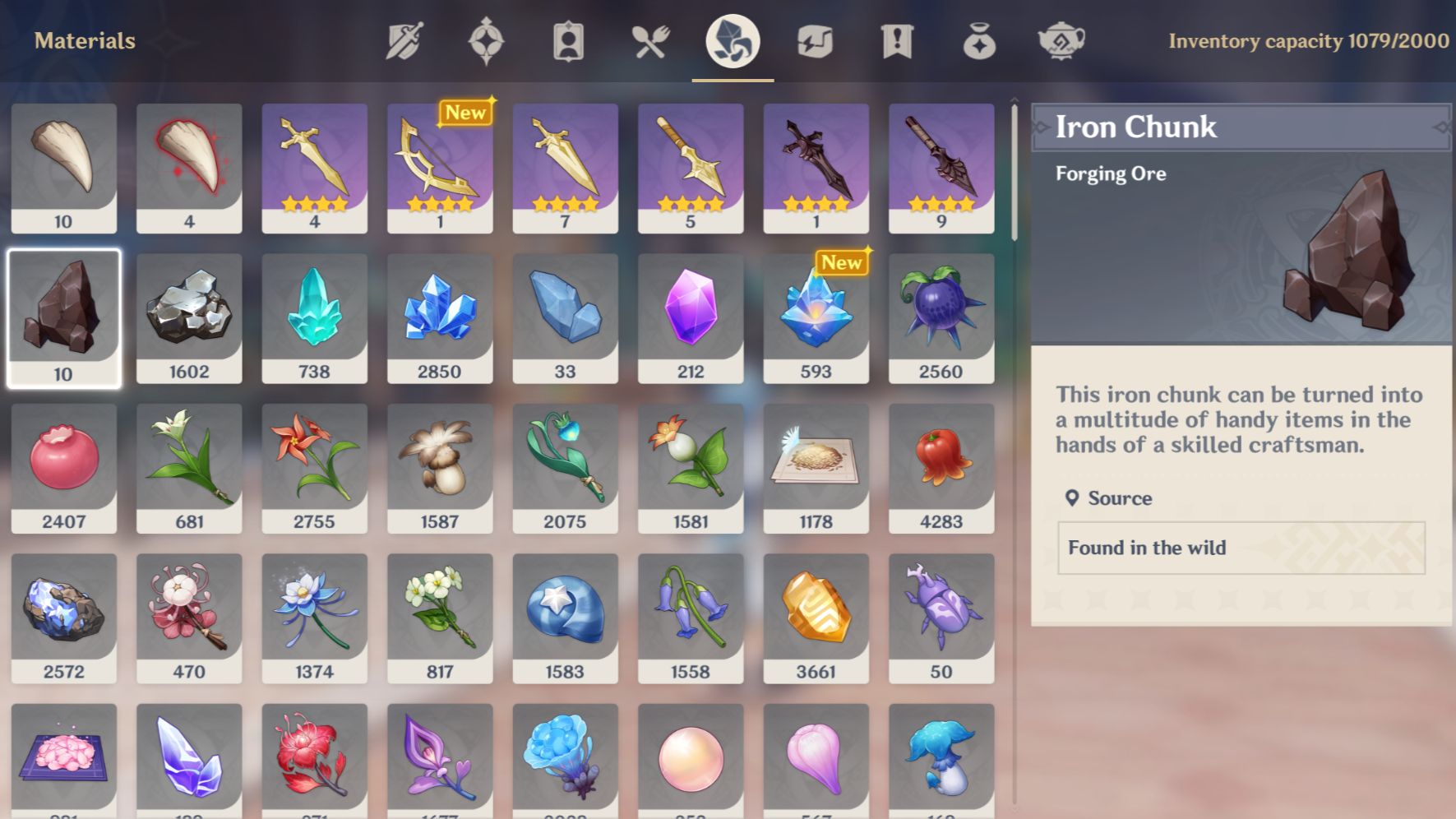 MORE IRON CHUNK REWARD PLEASE Genshin Impact | HoYoLAB