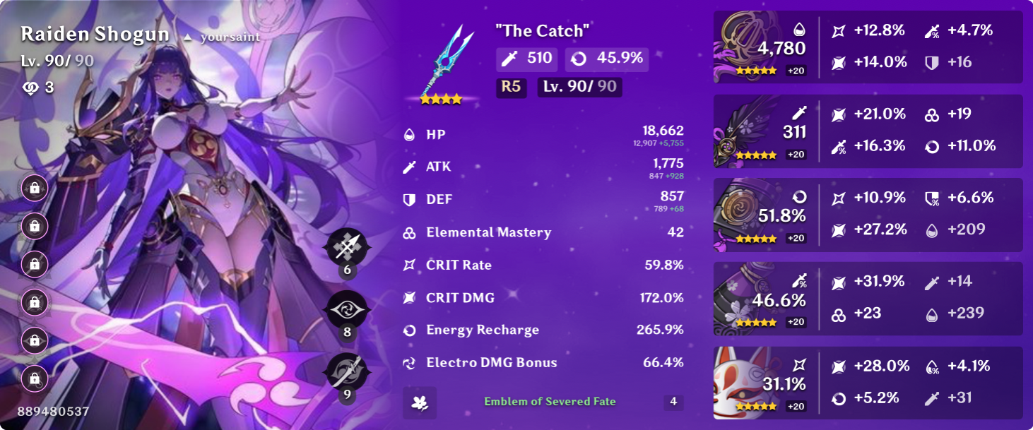 A F2P Raiden Build 💜 Genshin Impact | HoYoLAB