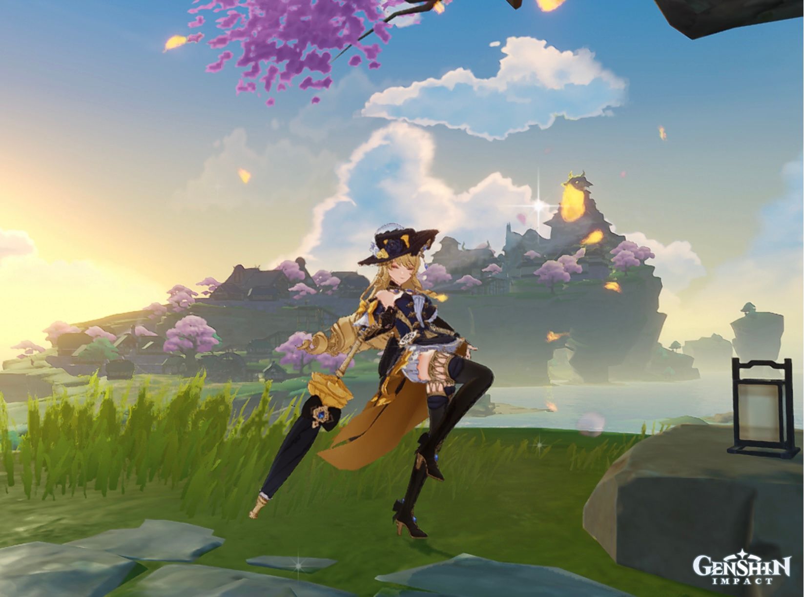 Navia photo shoots Genshin Impact | HoYoLAB