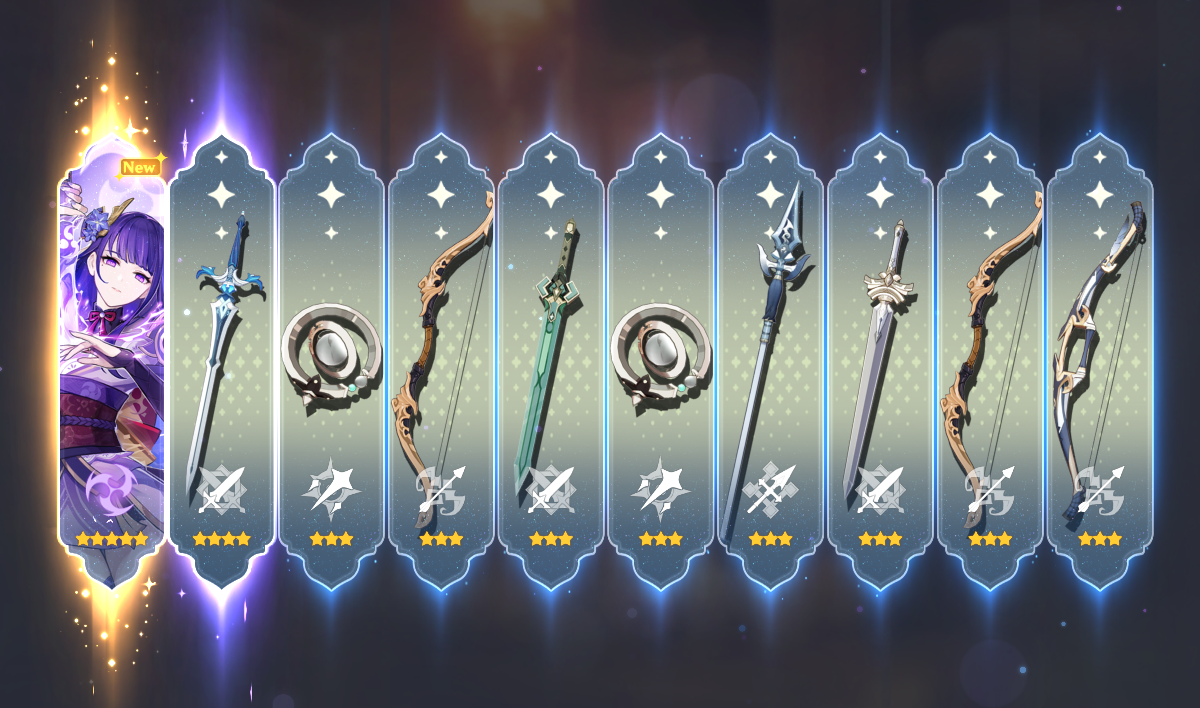 I WAS JOKING WHEN I SAID I WOULD GET RAIDEN SHOGUN ON THE FIRST 10 PULL ...