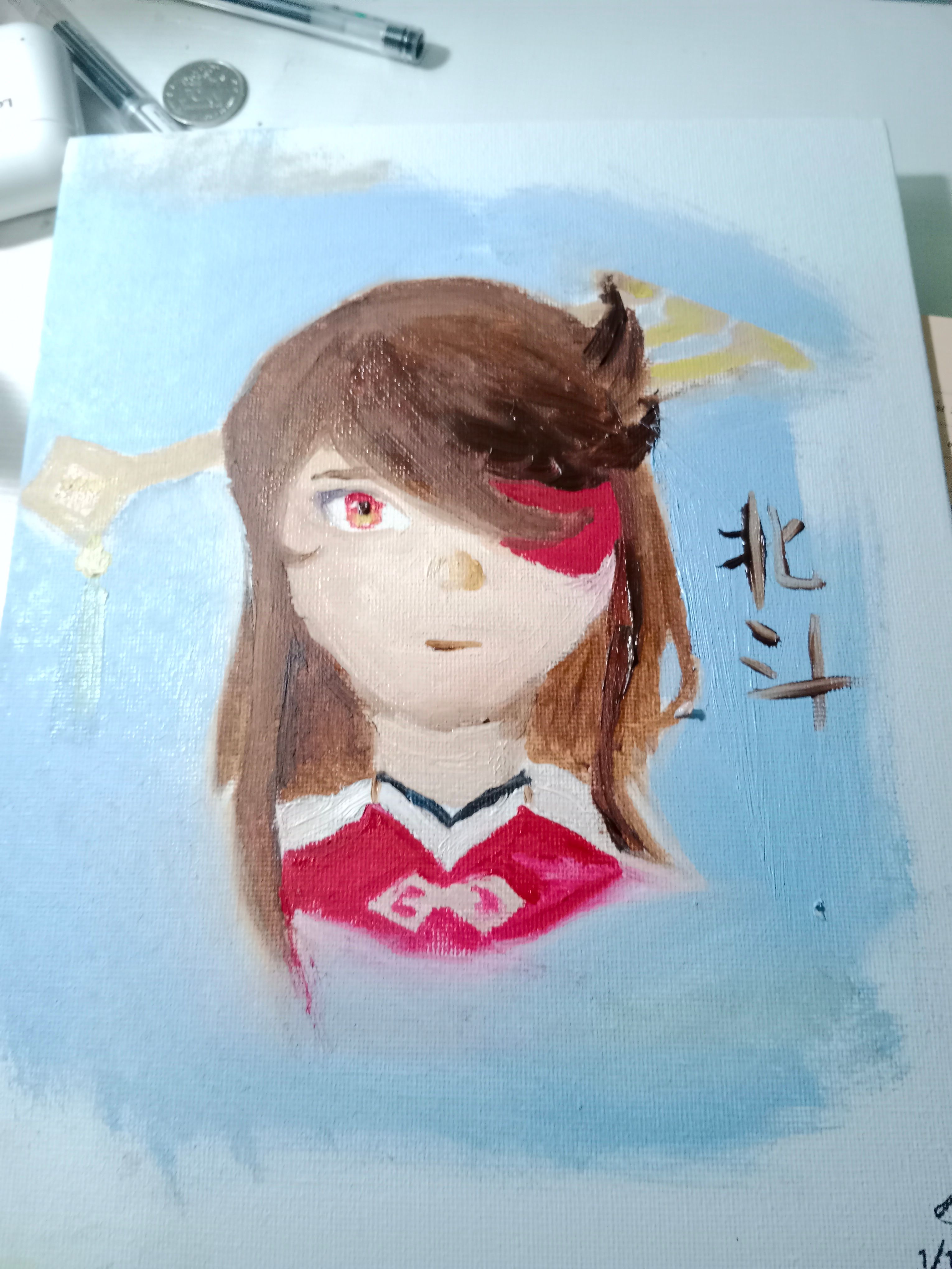 Oil Painting of Beidou Genshin Impact | HoYoLAB