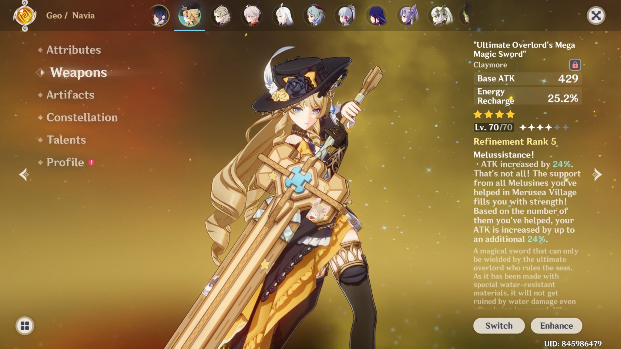 Cardboard greatsword with cute stickers AKA Ultimate Overlord's Mega ...