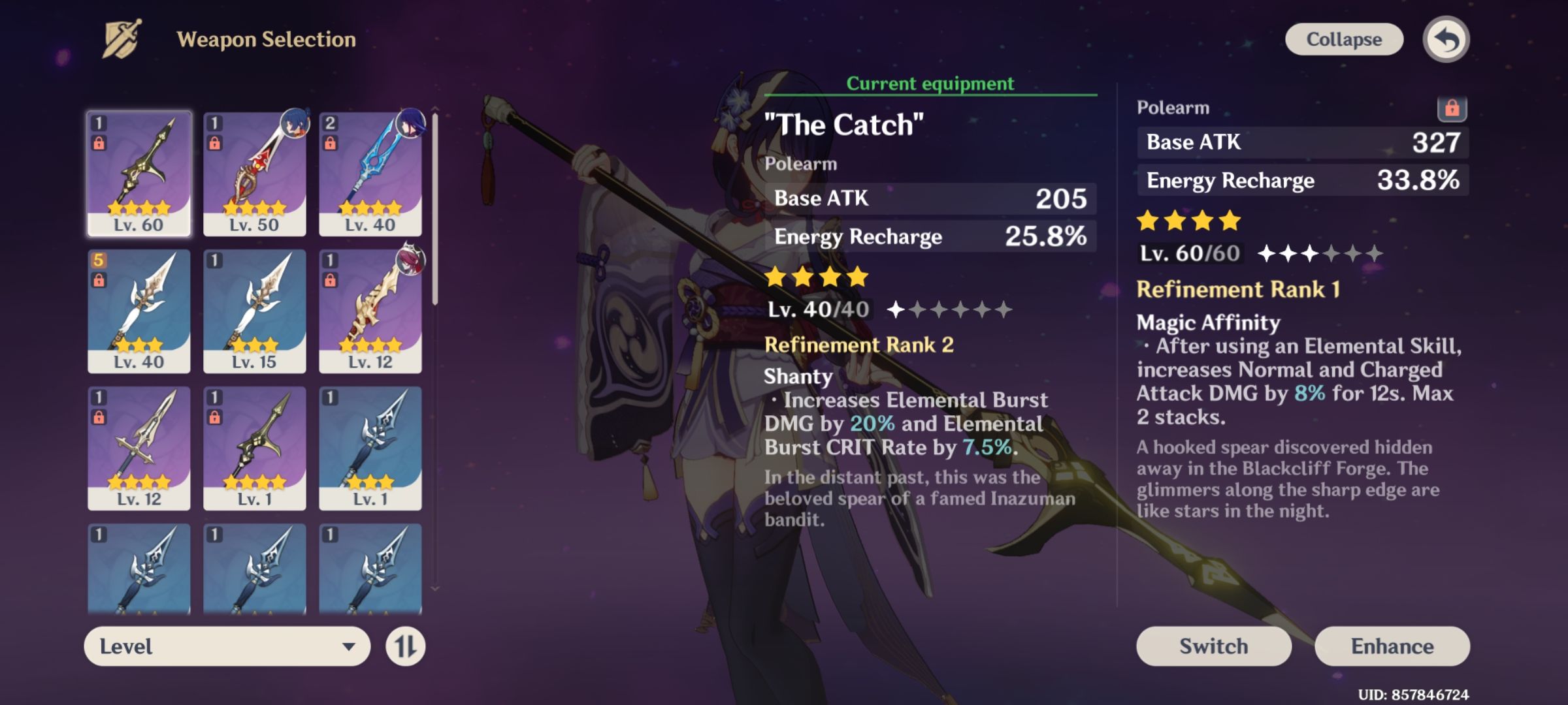 Raiden's weapon Genshin Impact | HoYoLAB