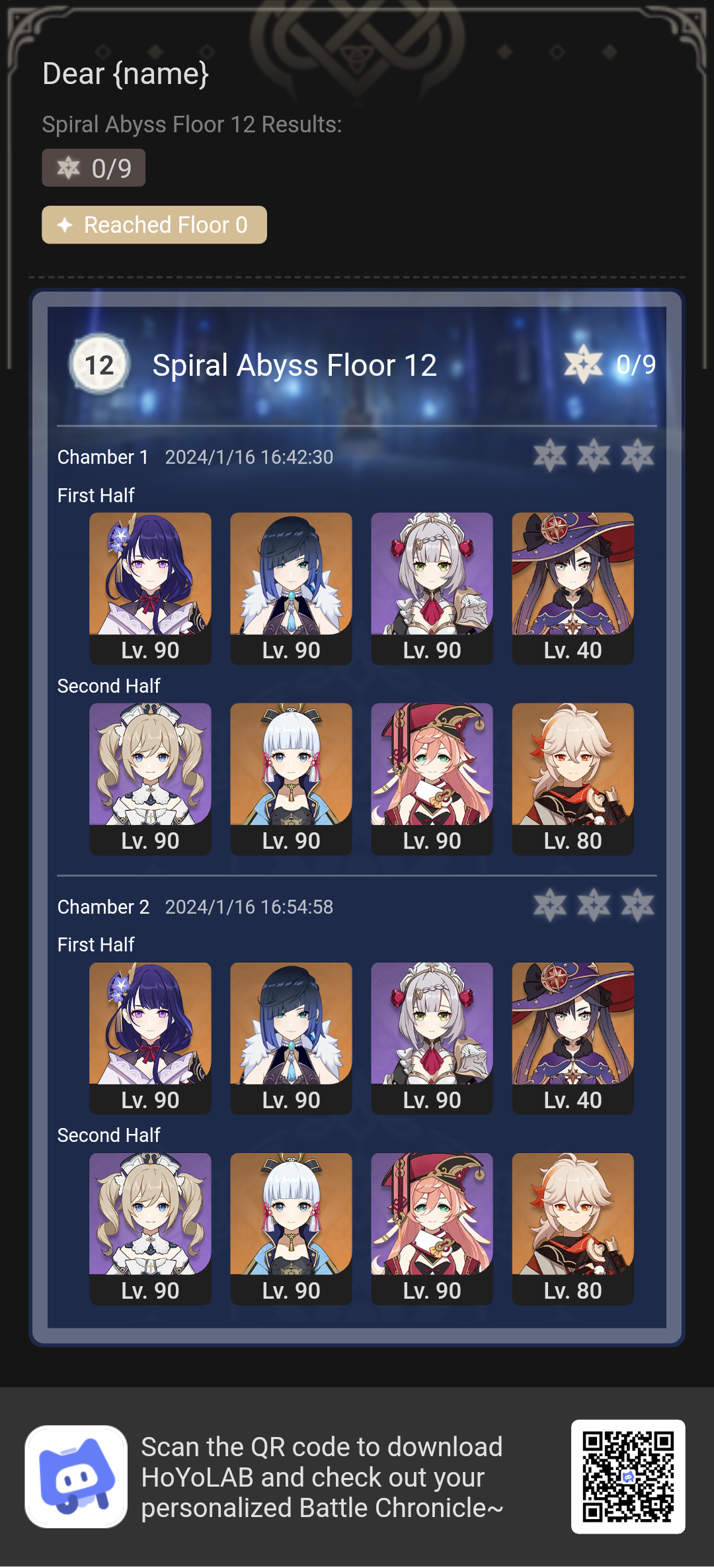 First time abyss 12-1, 12-2 Genshin Impact | HoYoLAB