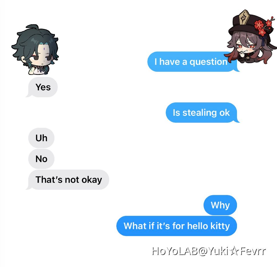 Texts that make me and my friends sound like genshin characters 😭 ...