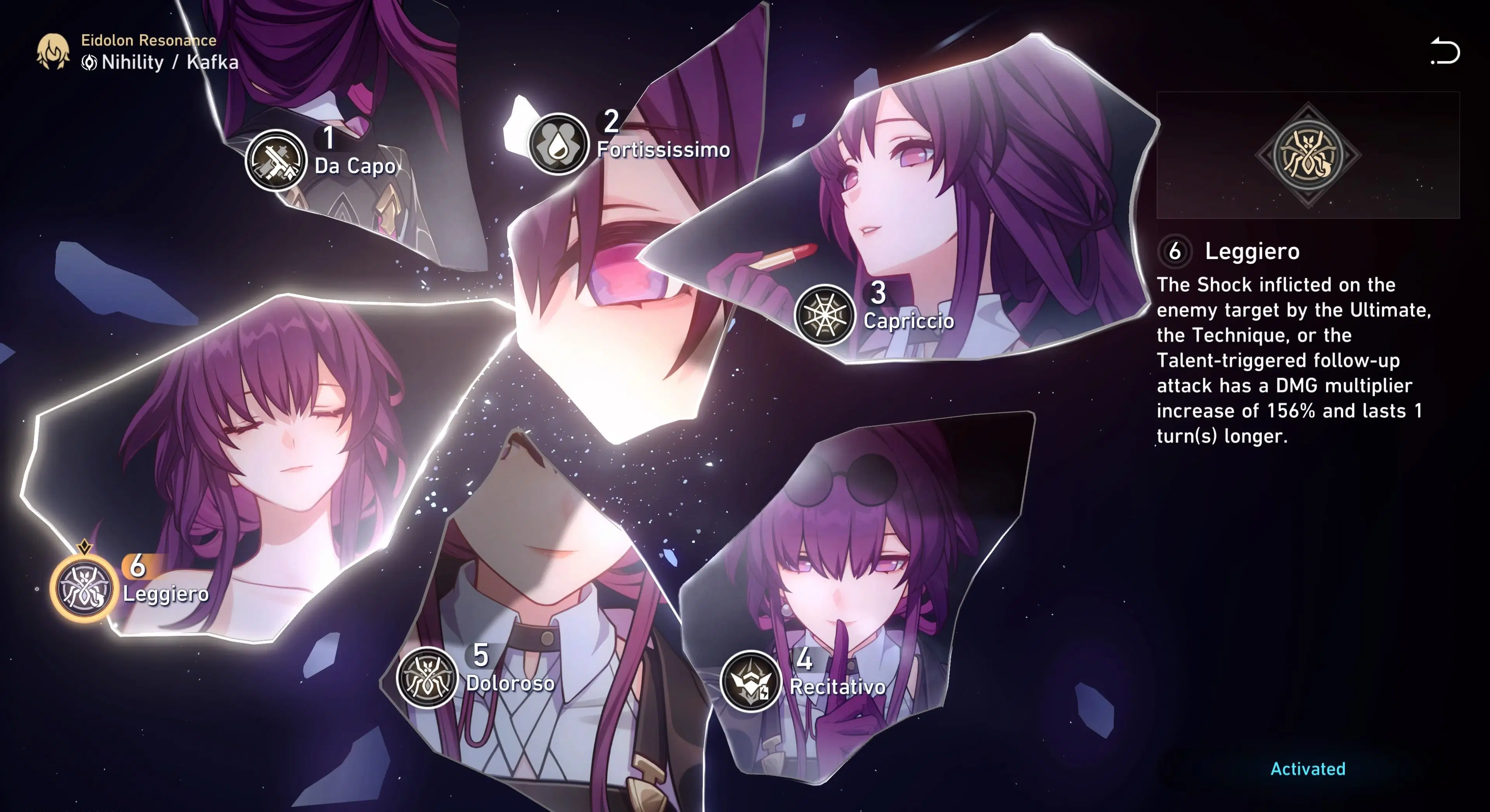 Not long into Kafka's rerun.. She is finally complete 🥰 Ready for Black ...