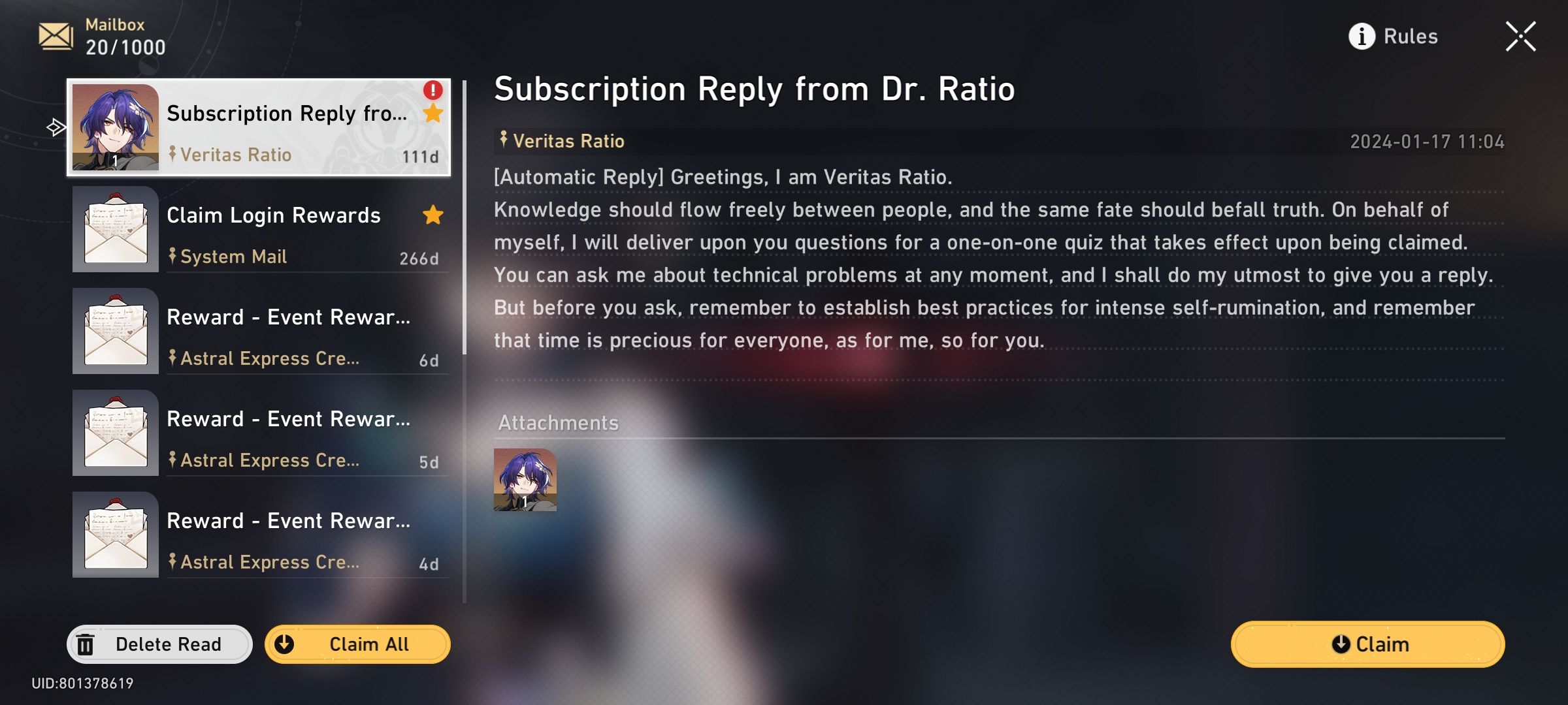 Dr. Veritas Ratio is here! (Plus a quick damage showcase Honkai: Star ...