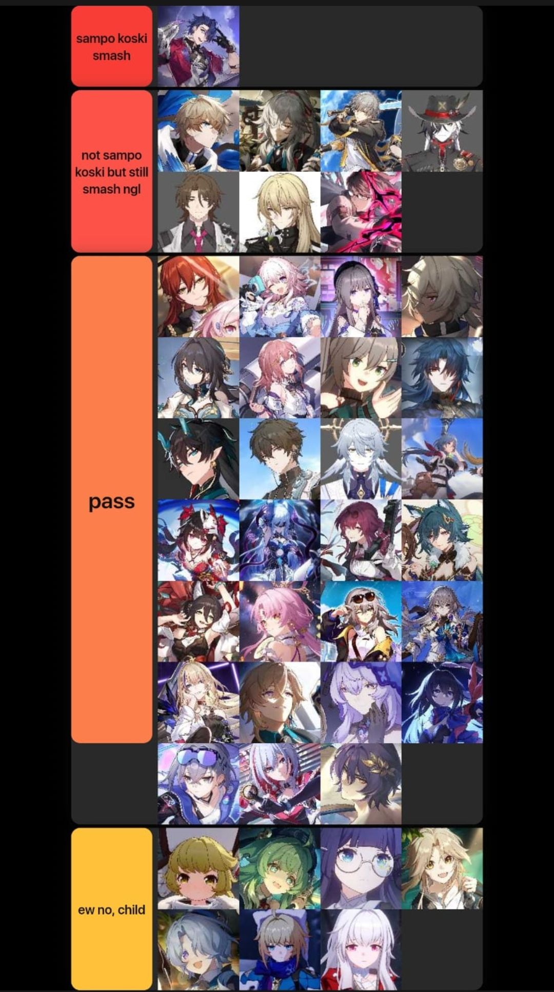 smash or pass Honkai: Star Rail | HoYoLAB