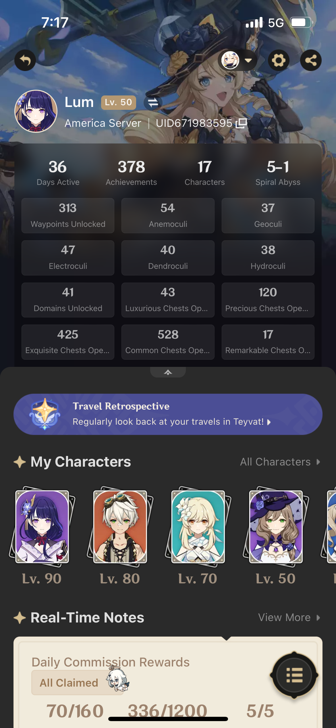 Started last month, rate my progress Genshin Impact | HoYoLAB