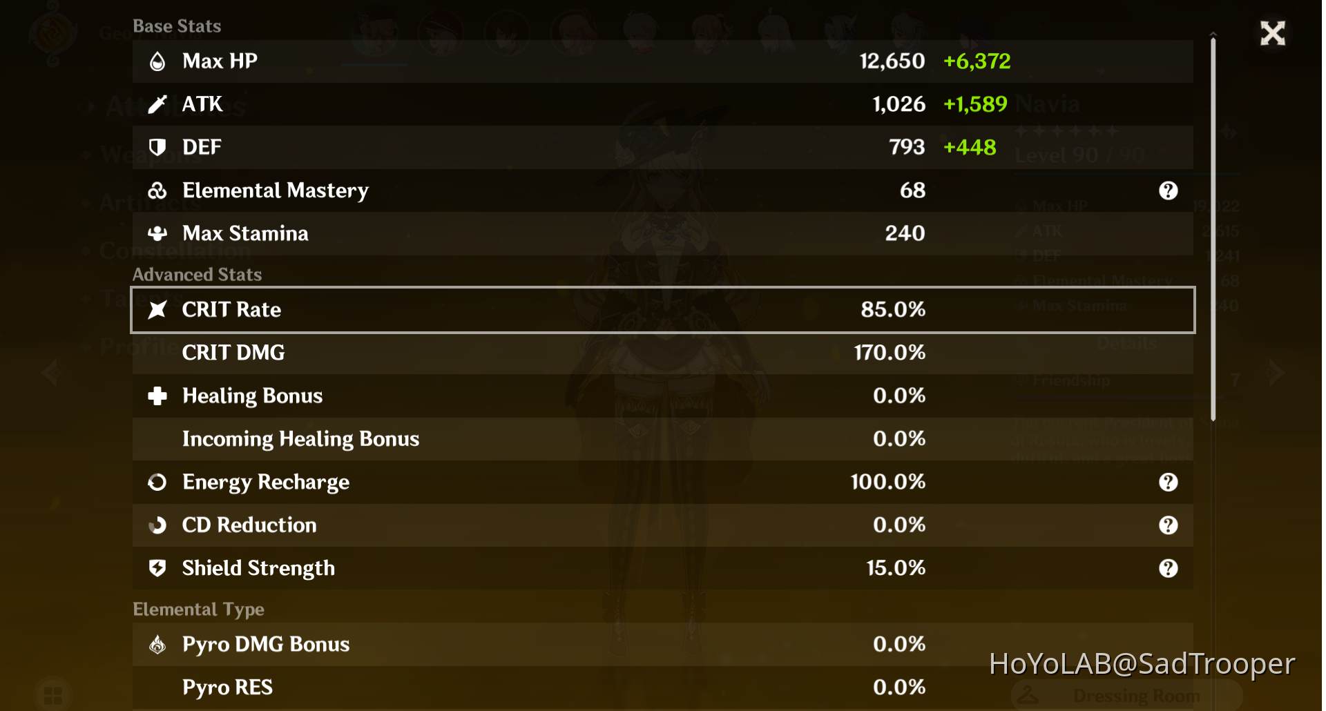 Perfect ratio achieved on Navia! Genshin Impact | HoYoLAB