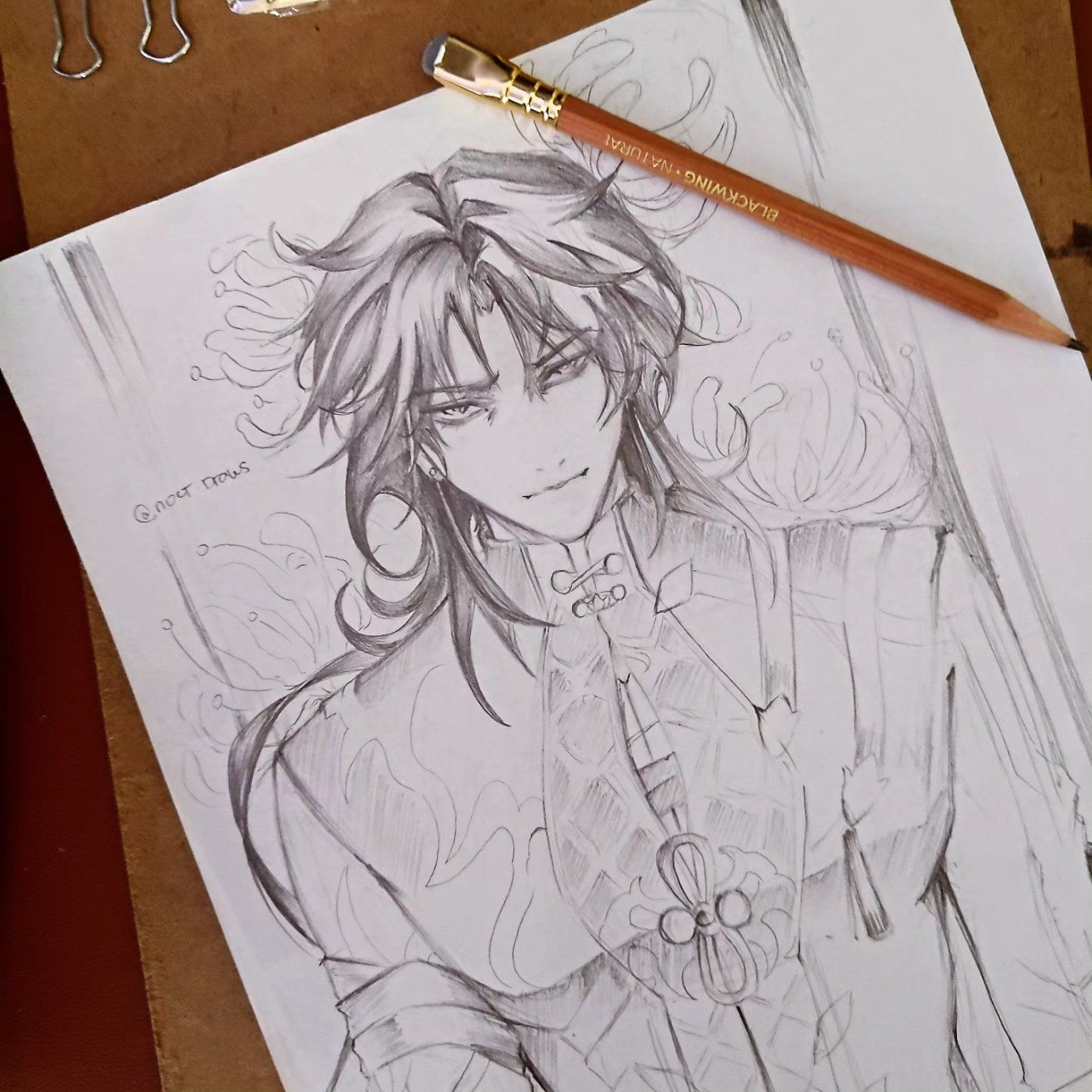 Blade Traditional Sketch (Day 7 of 30) Honkai: Star Rail | HoYoLAB