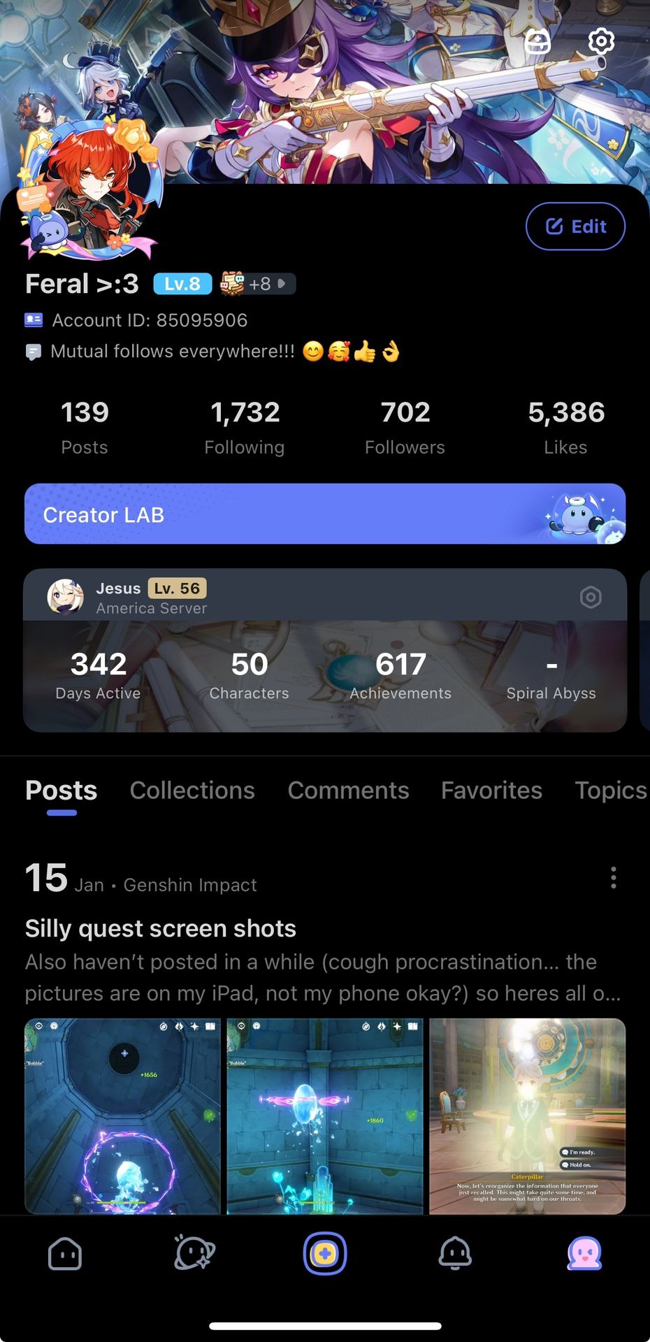 702 followers :D | HoYoLAB