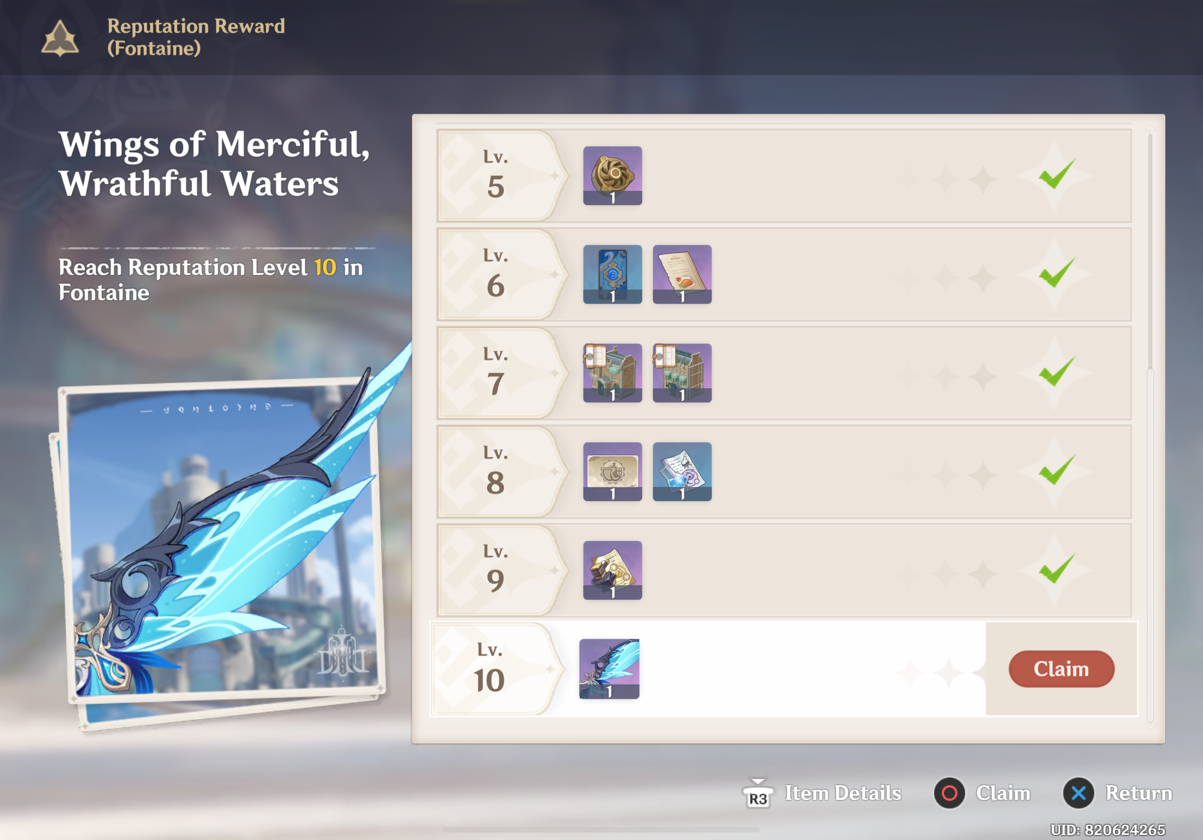 【Quick Update】lv.10 Reputation in Fontaine Genshin Impact | HoYoLAB