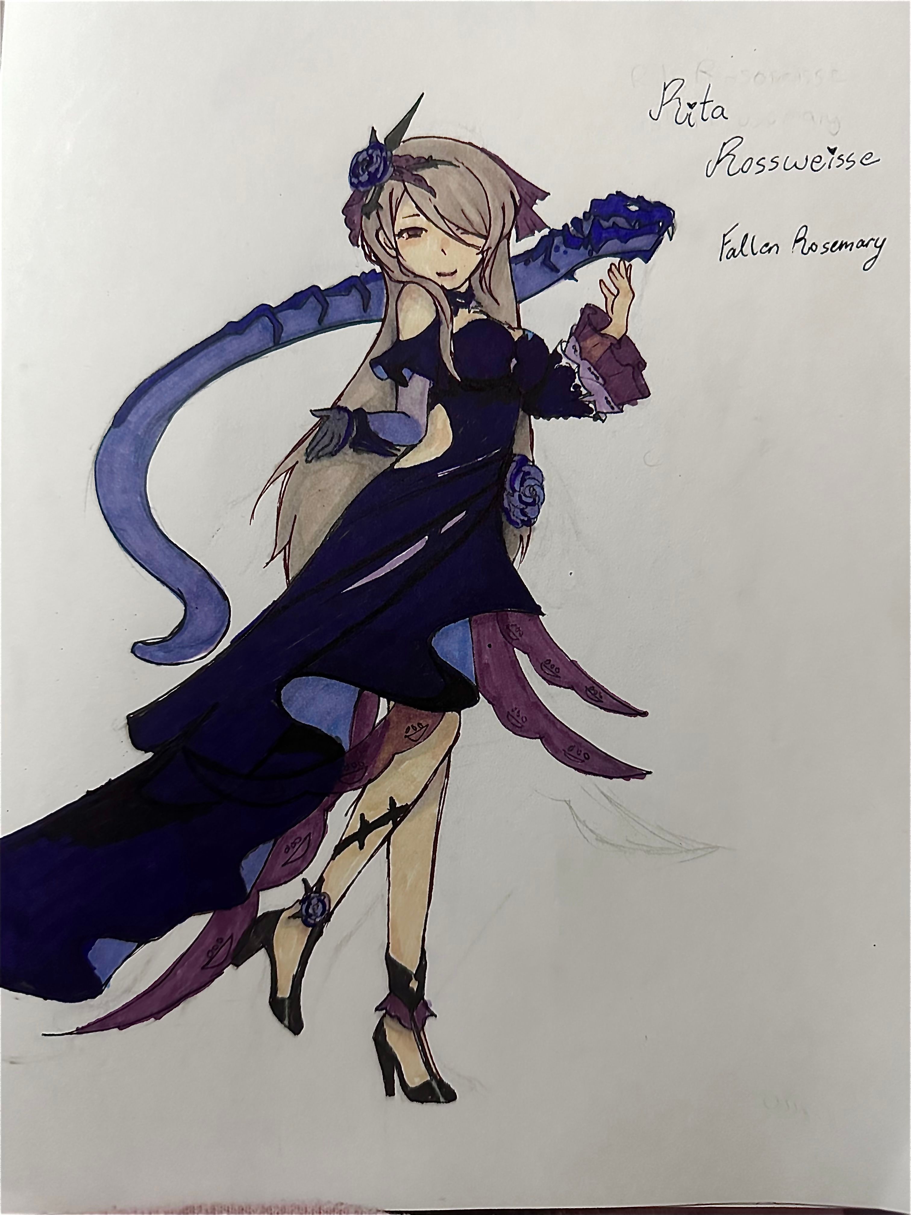 Fallen Rosemary (Traditional) Honkai Impact 3rd | HoYoLAB