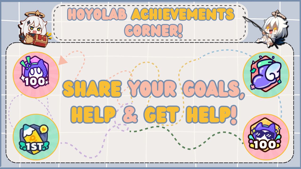 Hoyolab Achievements Corner ~ Share your Goals, Exchange Help ...
