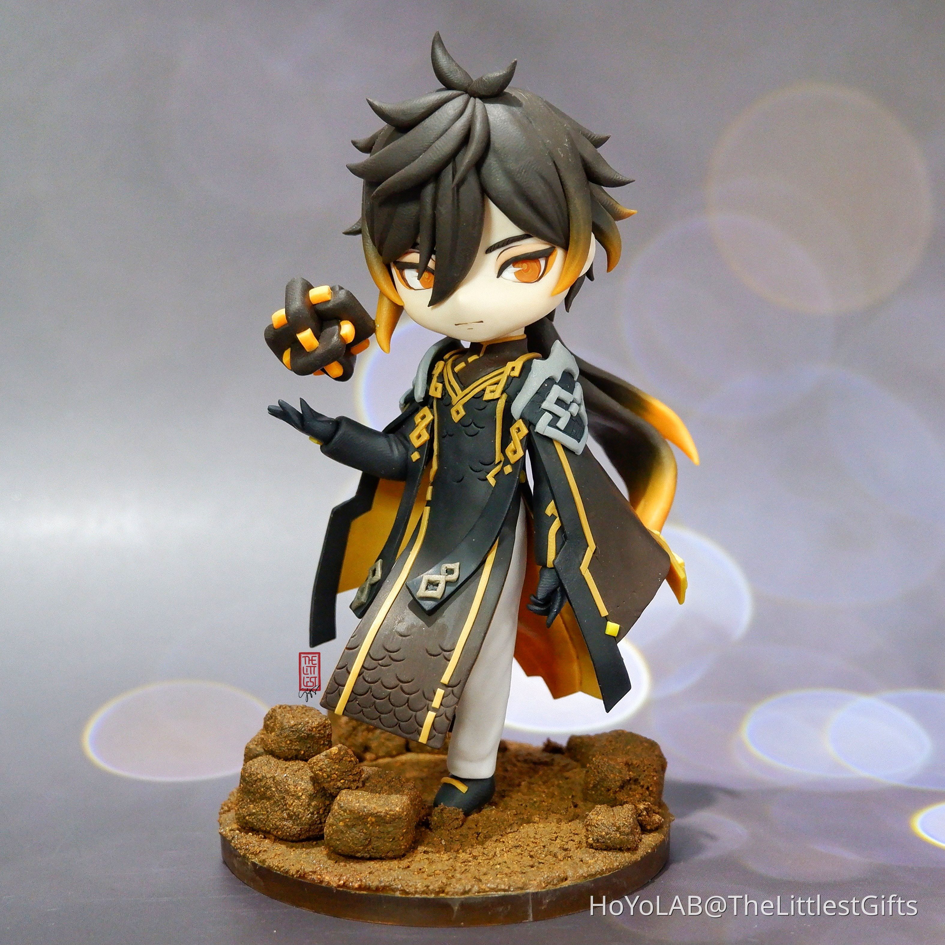 Rex Lapis (Zhongli) Chibi Figurine 2024 Genshin Impact | HoYoLAB