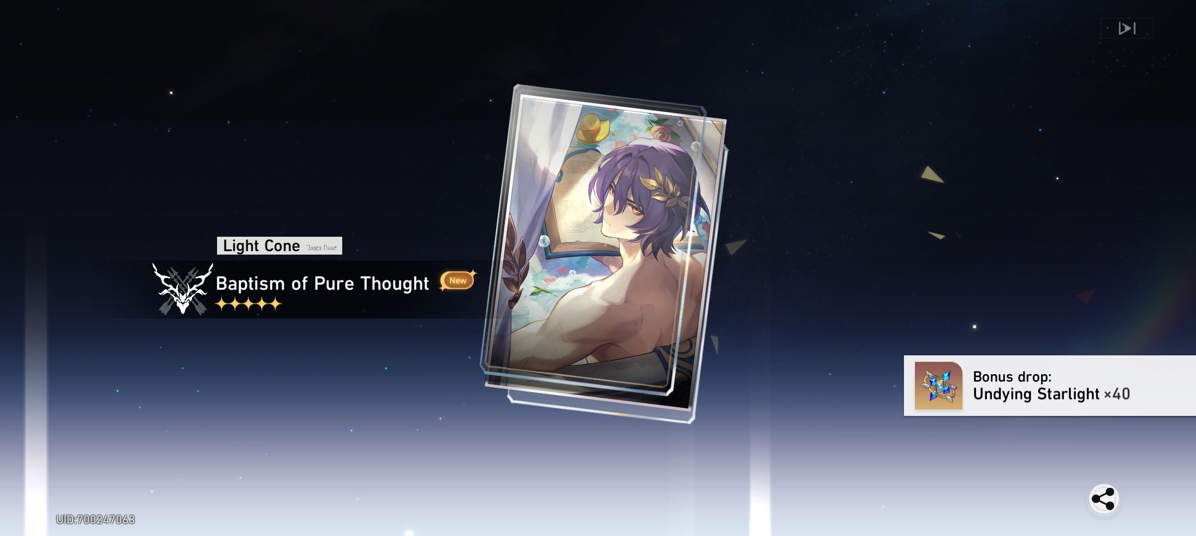 My luck is too insane in HSR... It was 24 pity and I got the Ratio's LC ...