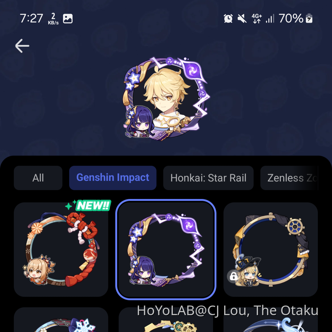 I finally got Raiden Shogun Avatar Frame! 😁⚡️ Genshin Impact | HoYoLAB