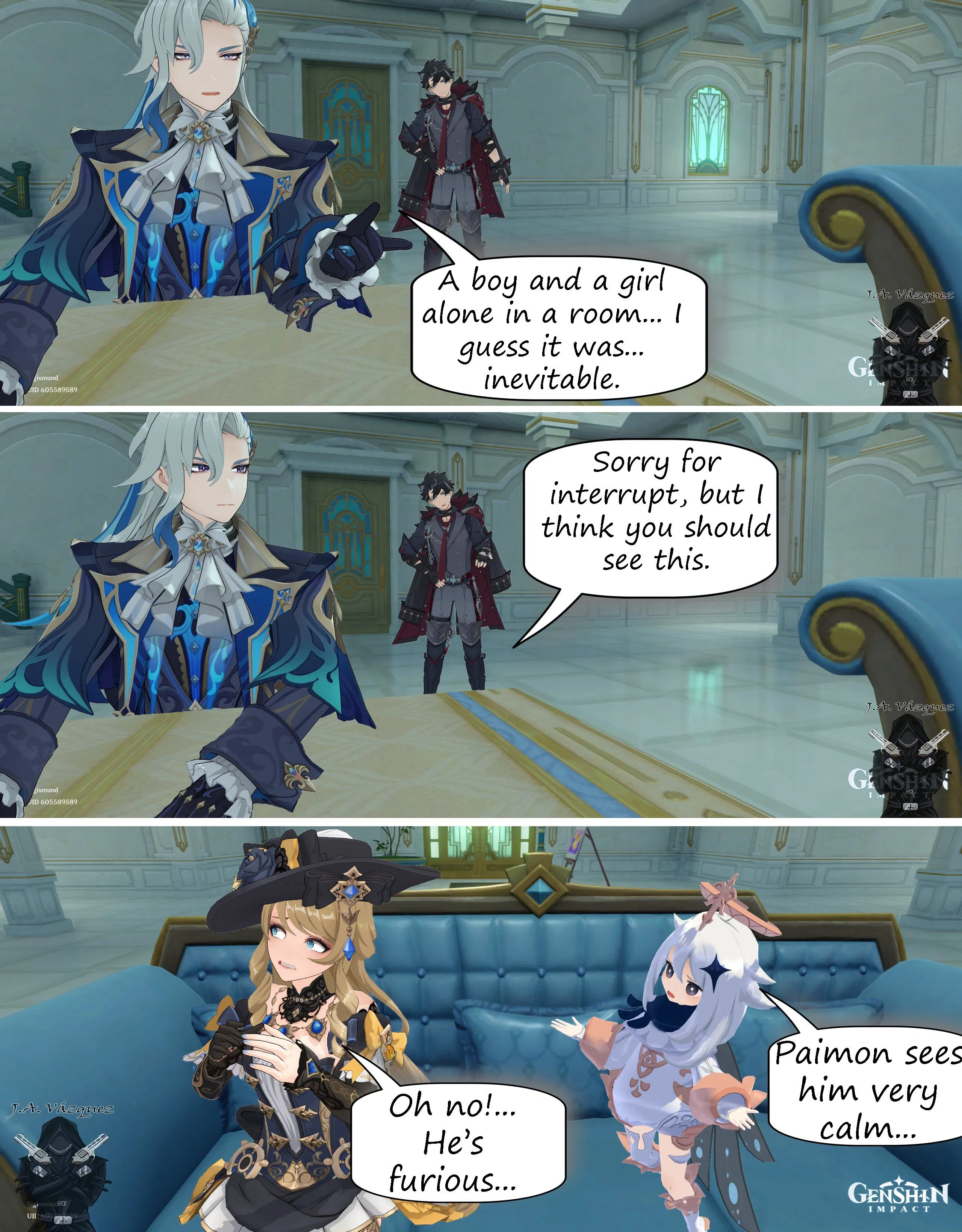 Aether x Furina New year's eternal promise part 23 Genshin Impact | HoYoLAB