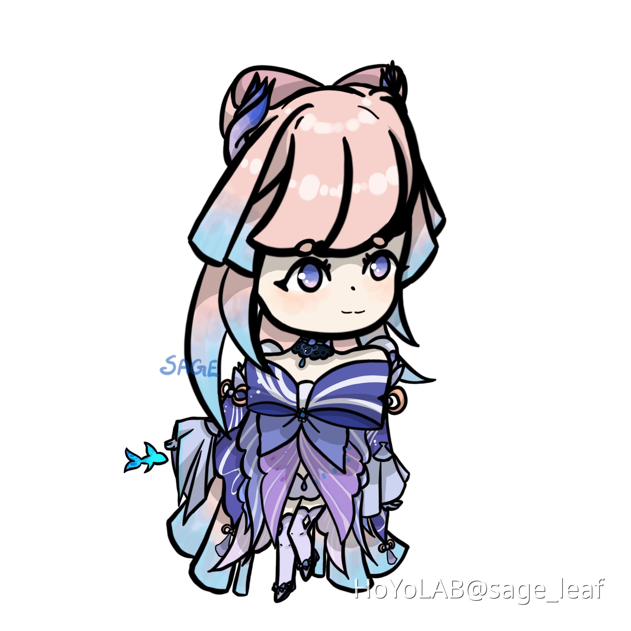 Chibi Kokomi Genshin Impact | HoYoLAB