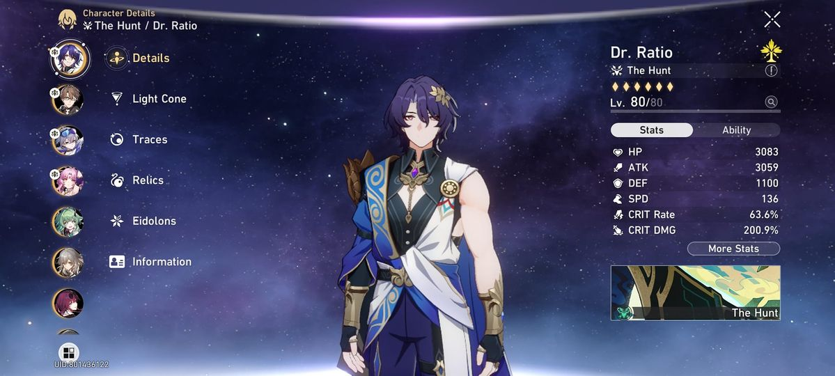 He is the strongest HUNT char and its free! Honkai: Star Rail | HoYoLAB