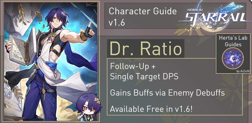 Dr. Ratio Character Guide // StarRail1.6 // Herta's Lab Honkai: Star Rail | HoYoLAB