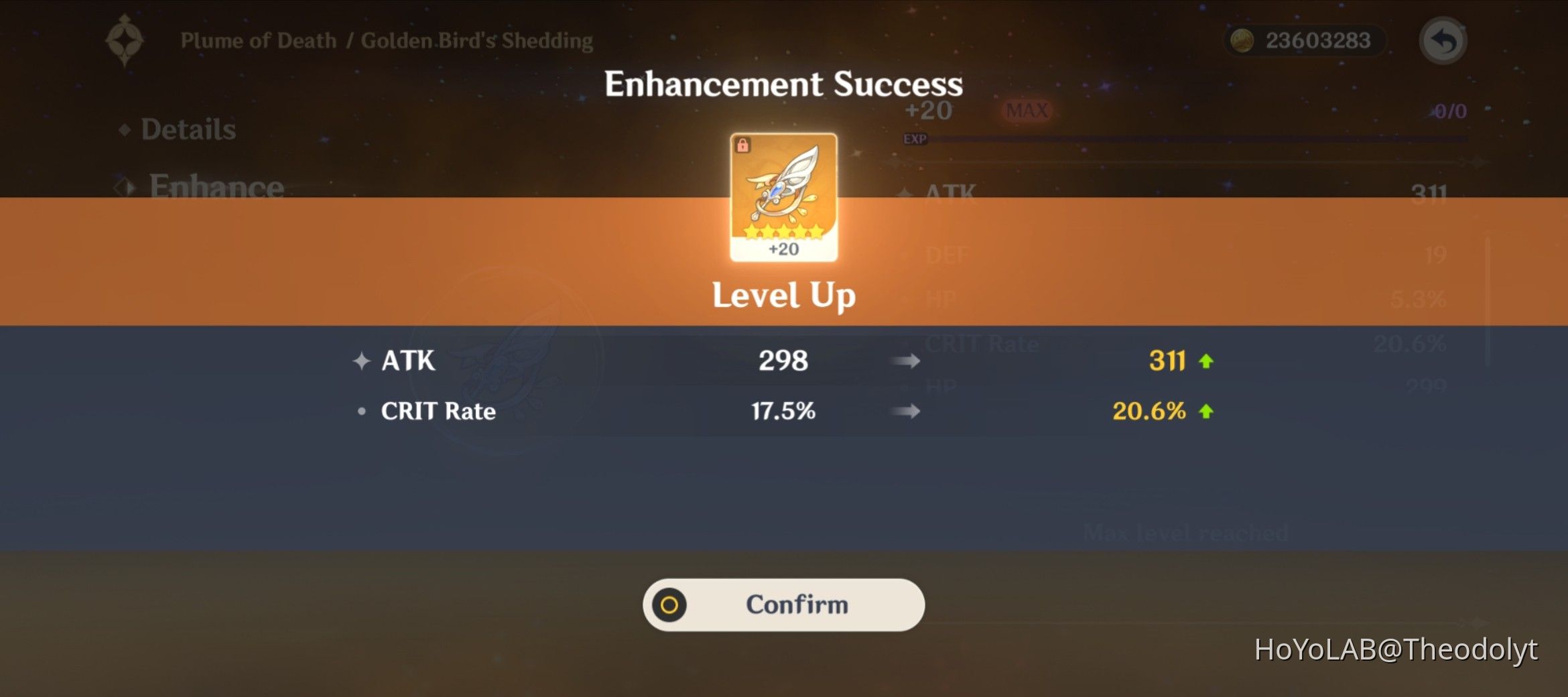 MY FIRST 20%++ CRIT RATE EVERRRRR.....!!!!!! Genshin Impact | HoYoLAB