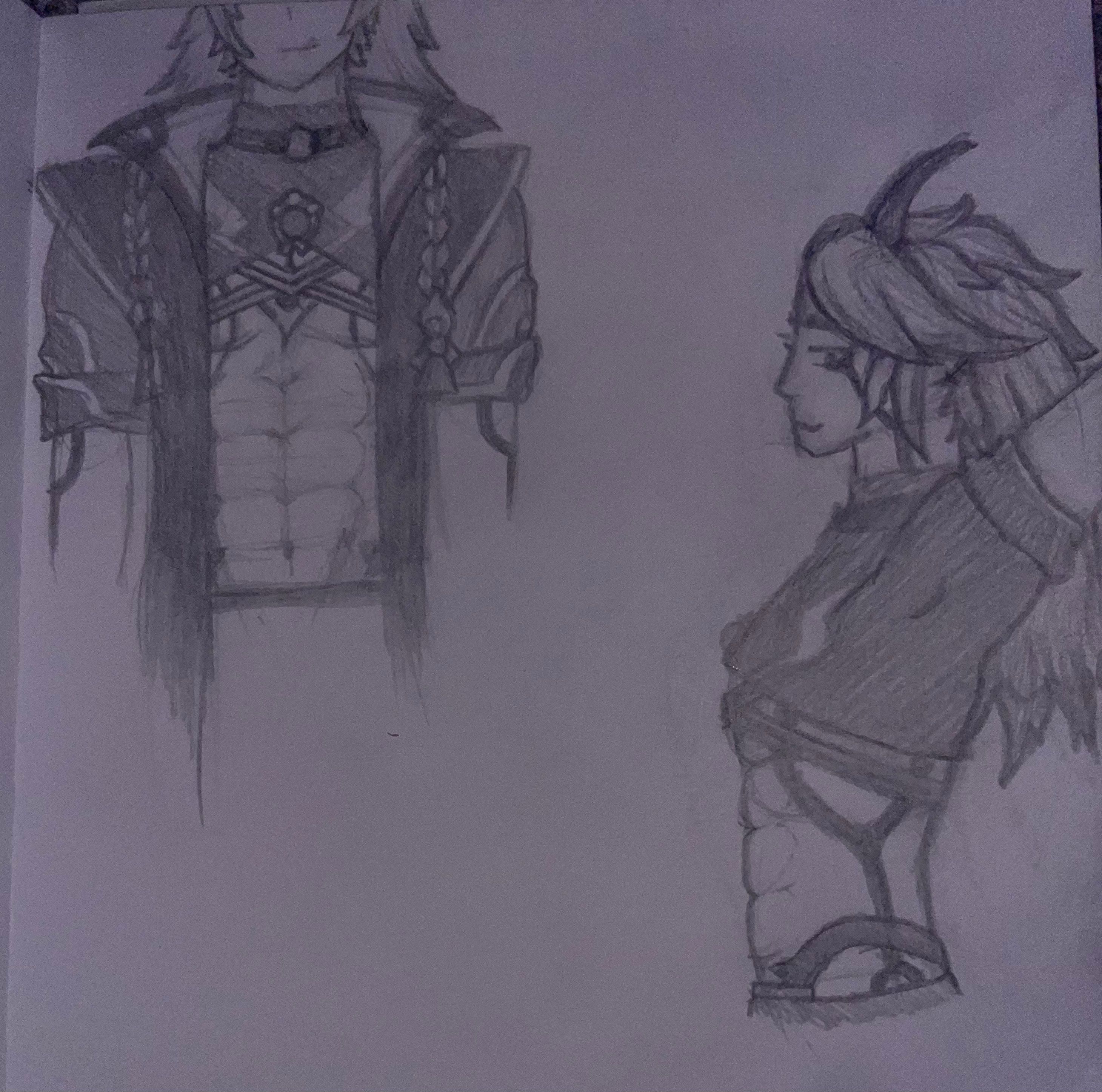 First time drawing Itto RAAAAAAAAH Genshin Impact | HoYoLAB