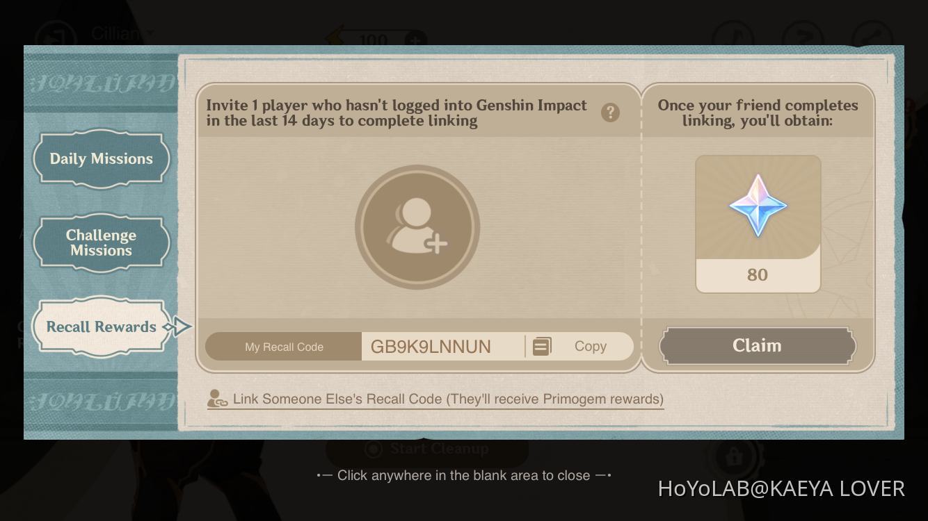 Somebody use my code! Genshin Impact | HoYoLAB