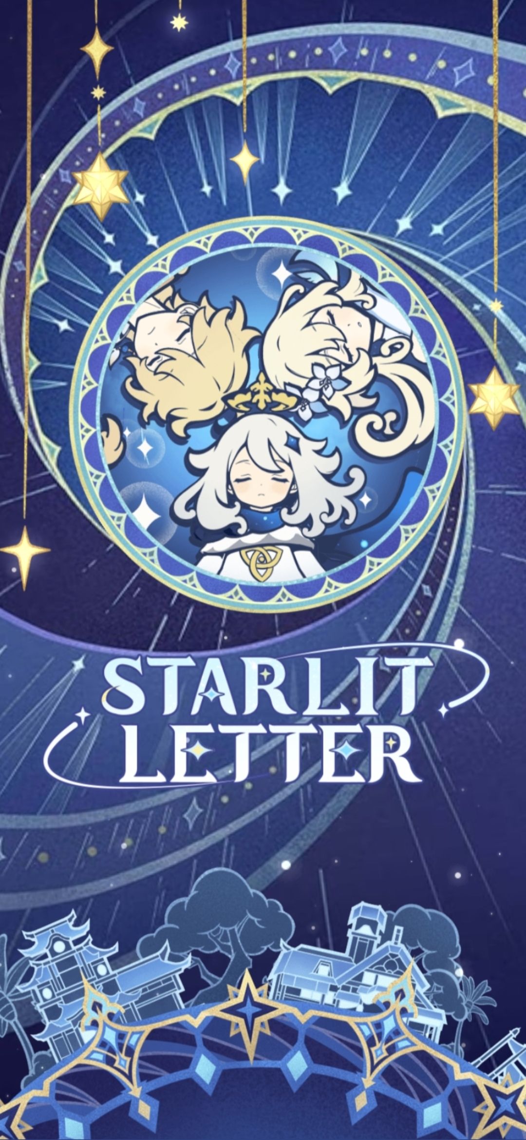 Starlit Letter Web event wallpapers and pfps all 16 characters Genshin ...