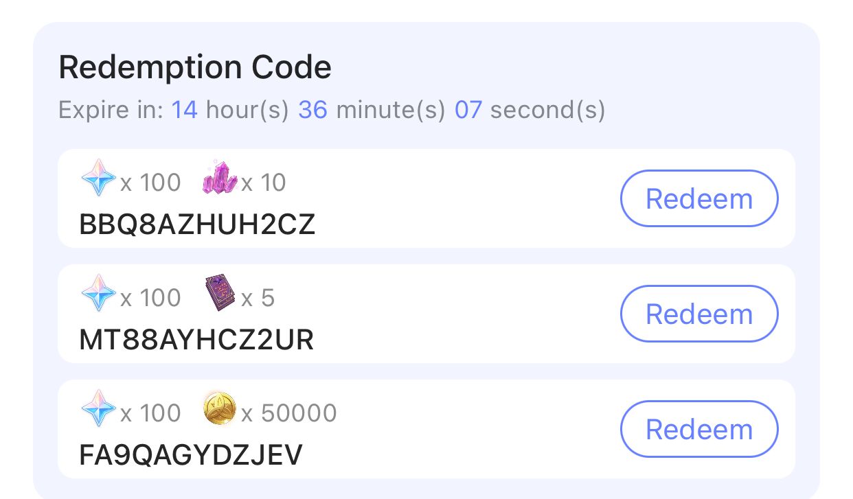 REDEMPTION CODES!!! YOOO Genshin Impact | HoYoLAB