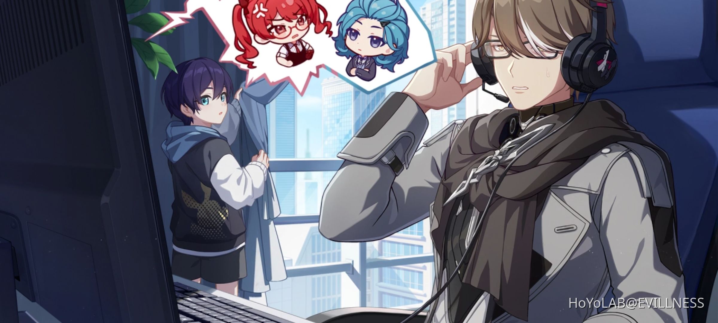 Welt and his son Joyce Honkai Impact 3rd | HoYoLAB