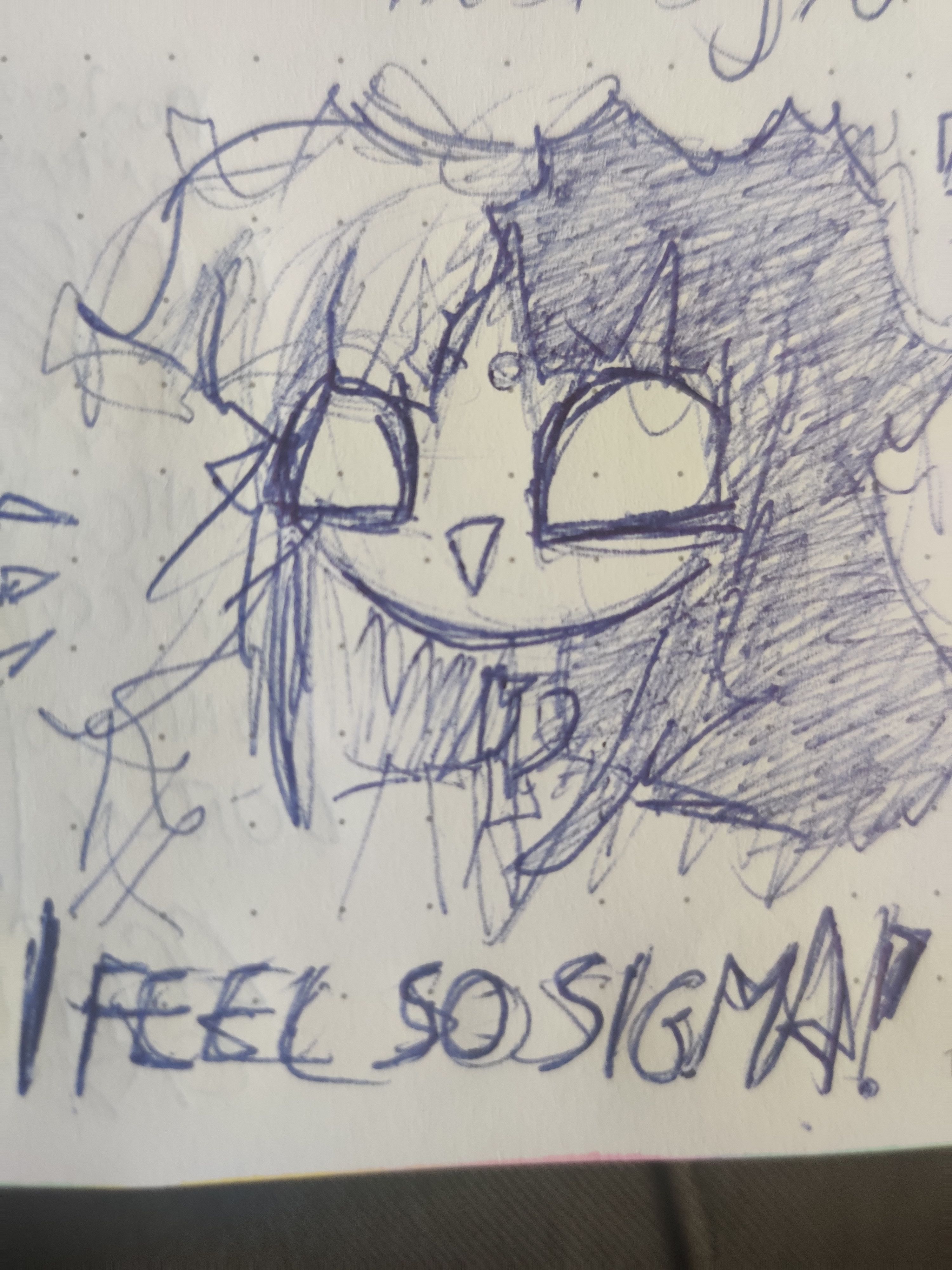 I drew sigma in school today | HoYoLAB