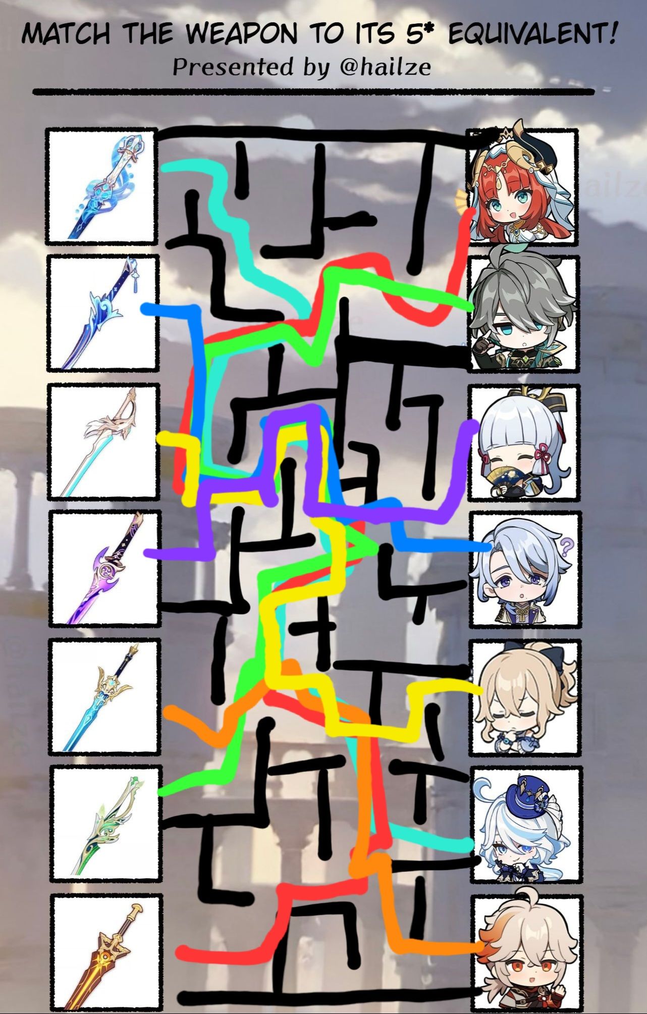 hehe I made a whole maze Genshin Impact | HoYoLAB