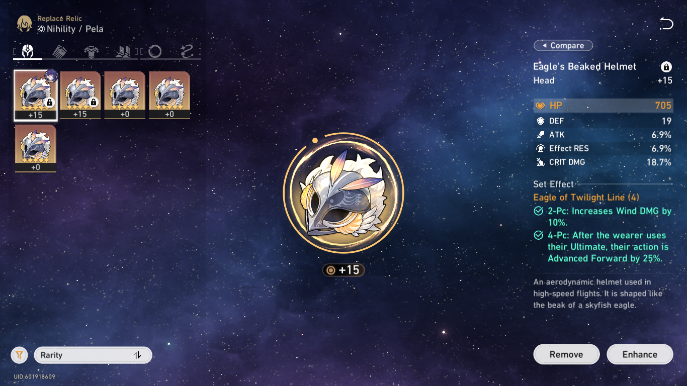 how pela relic building went Honkai: Star Rail | HoYoLAB