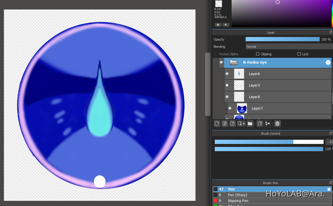 Furina Eyes + Lashes filter for TikTok Genshin Impact | HoYoLAB