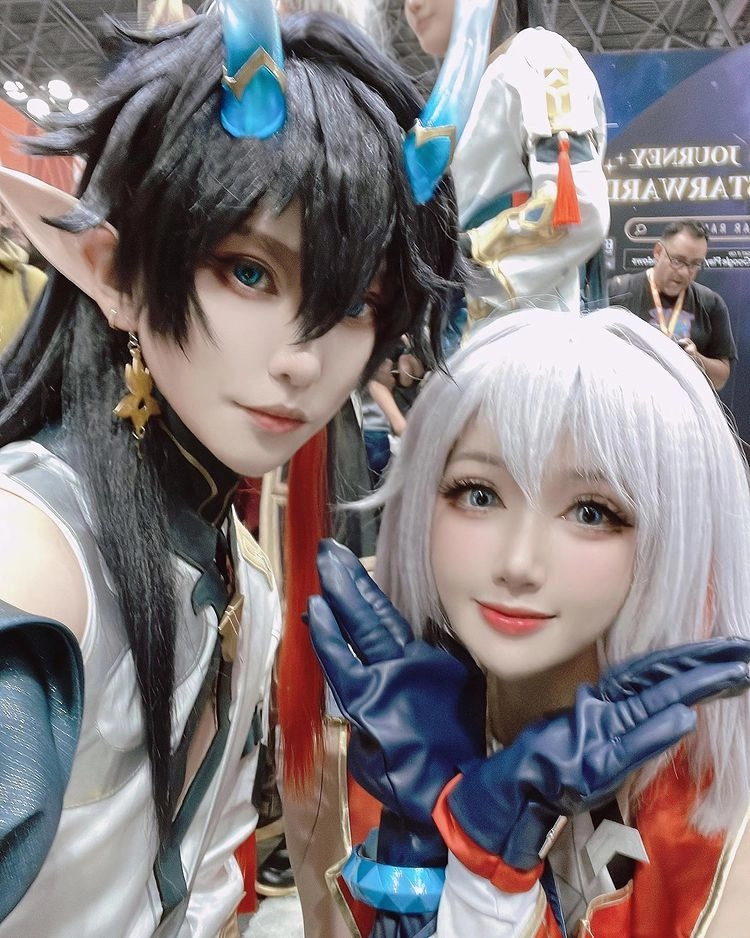 NYCC Sunday Cosplayers at Star rail booth are so pretty 😆 Honkai: Star ...